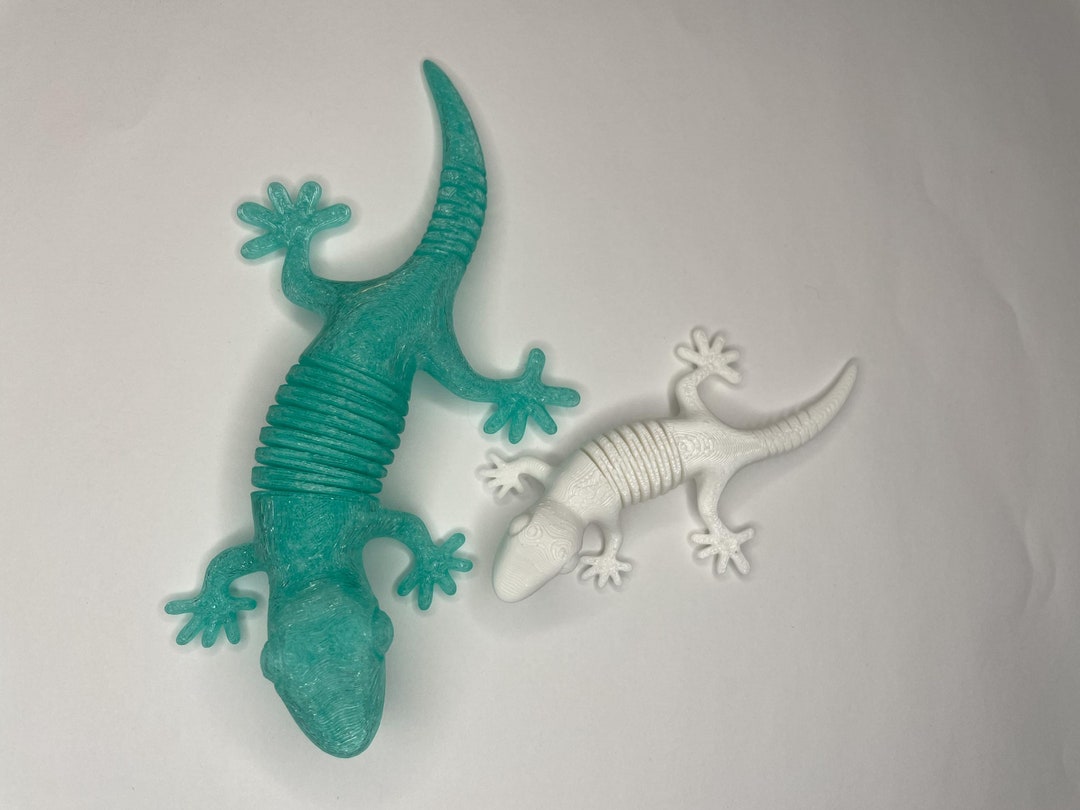 Jake the Bendy Fidget Gecko - Etsy