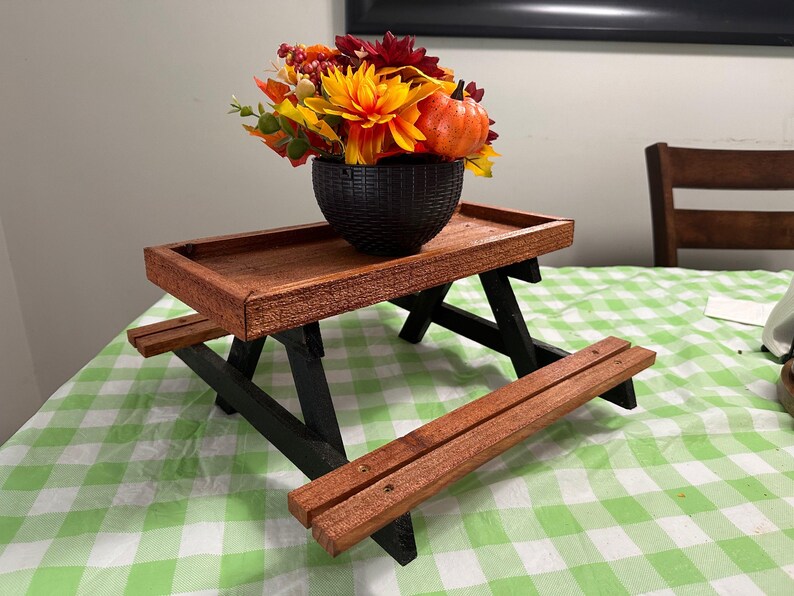 Mini Picnic Table - Etsy