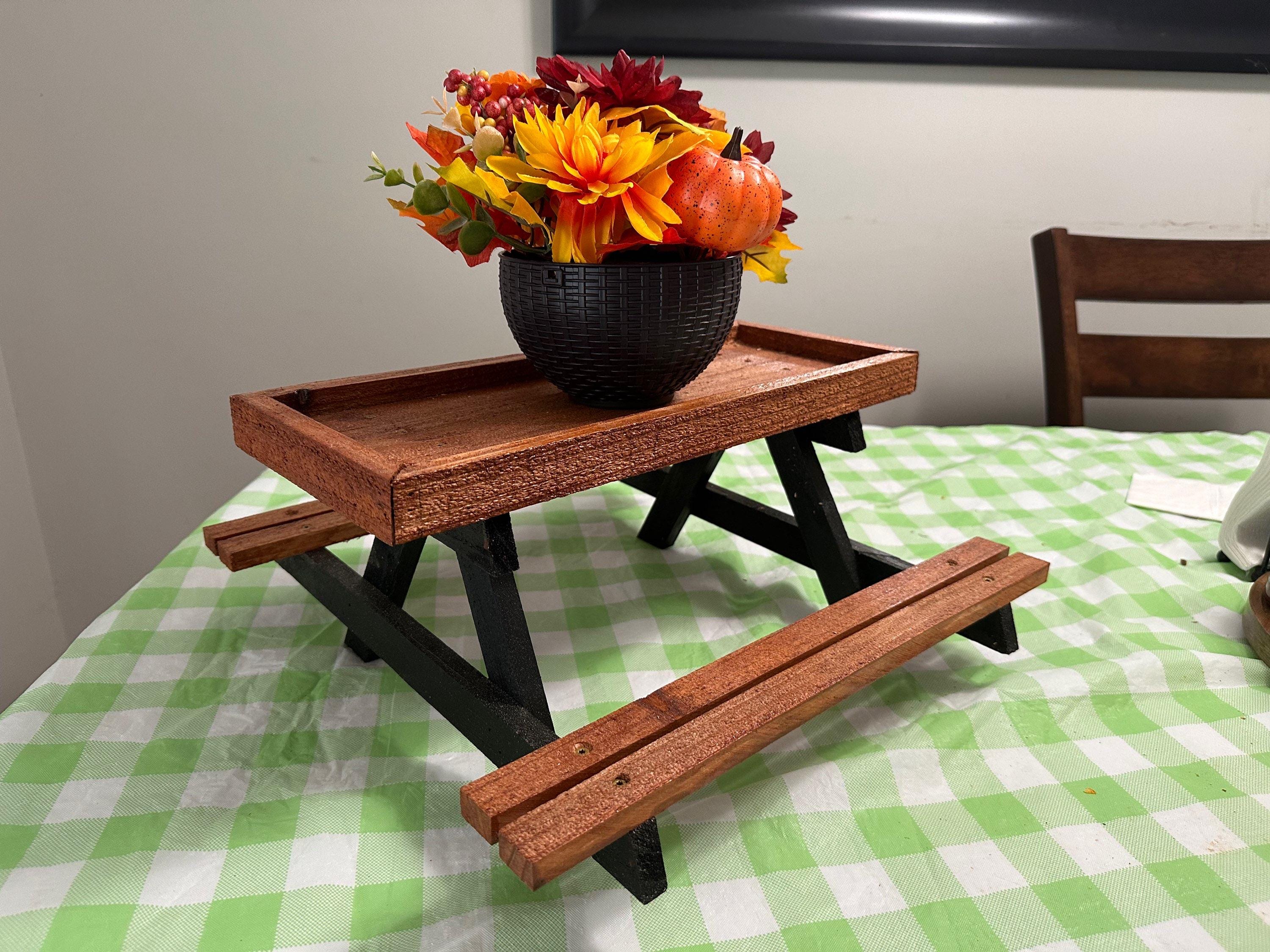 Mini Picnic Table - Etsy