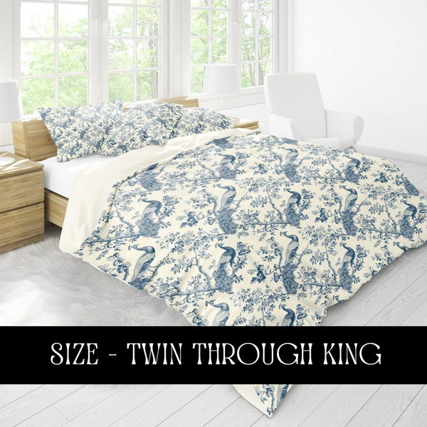 Toile Bedding - Etsy