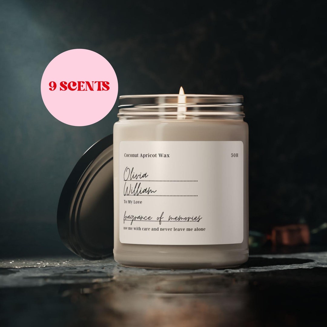 Custom Name Candle Birthday Gift Idea Personal Lover Home Decor Unique ...