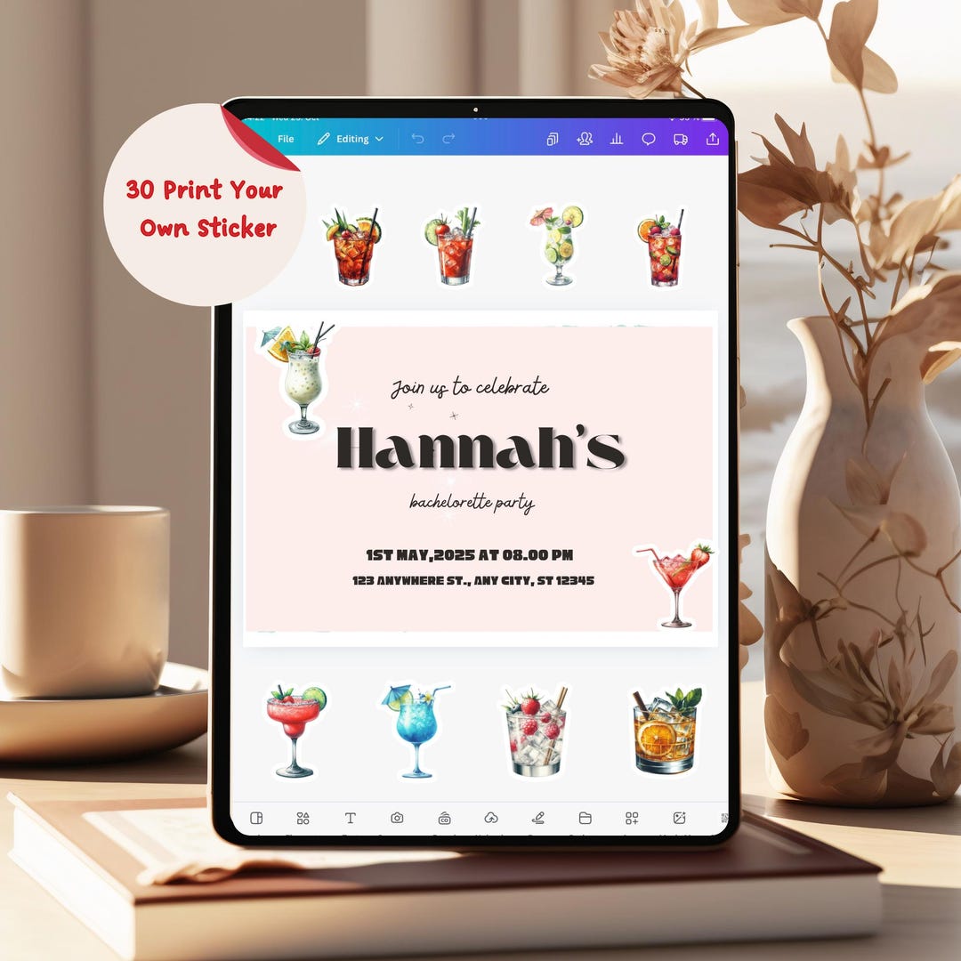 Printable Cocktail Clip Art Png Sticker Digital Download Png Cocktail ...