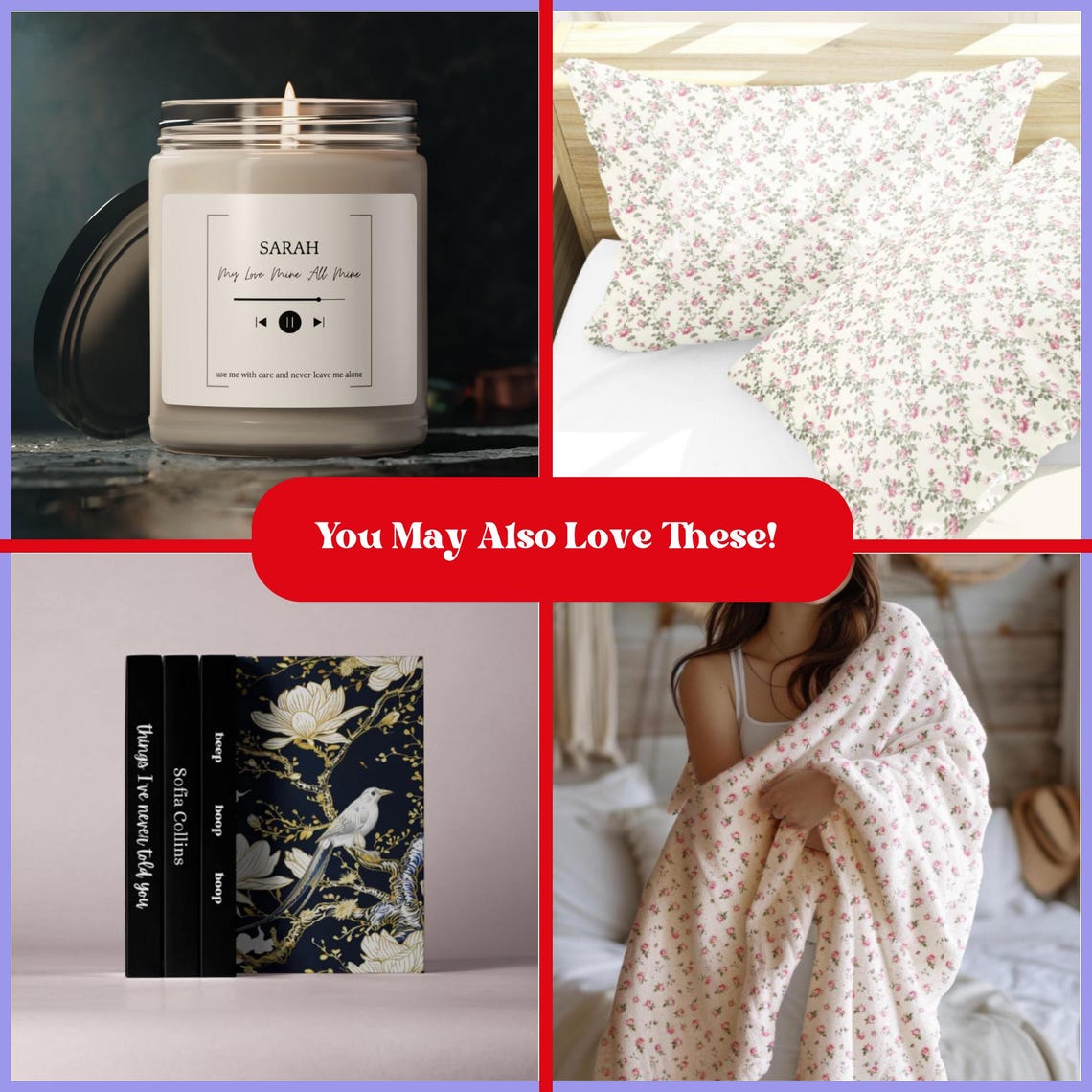 Blue Toile Area Rug Floral Modern Home Decor Rug for Patio Outdoor ...