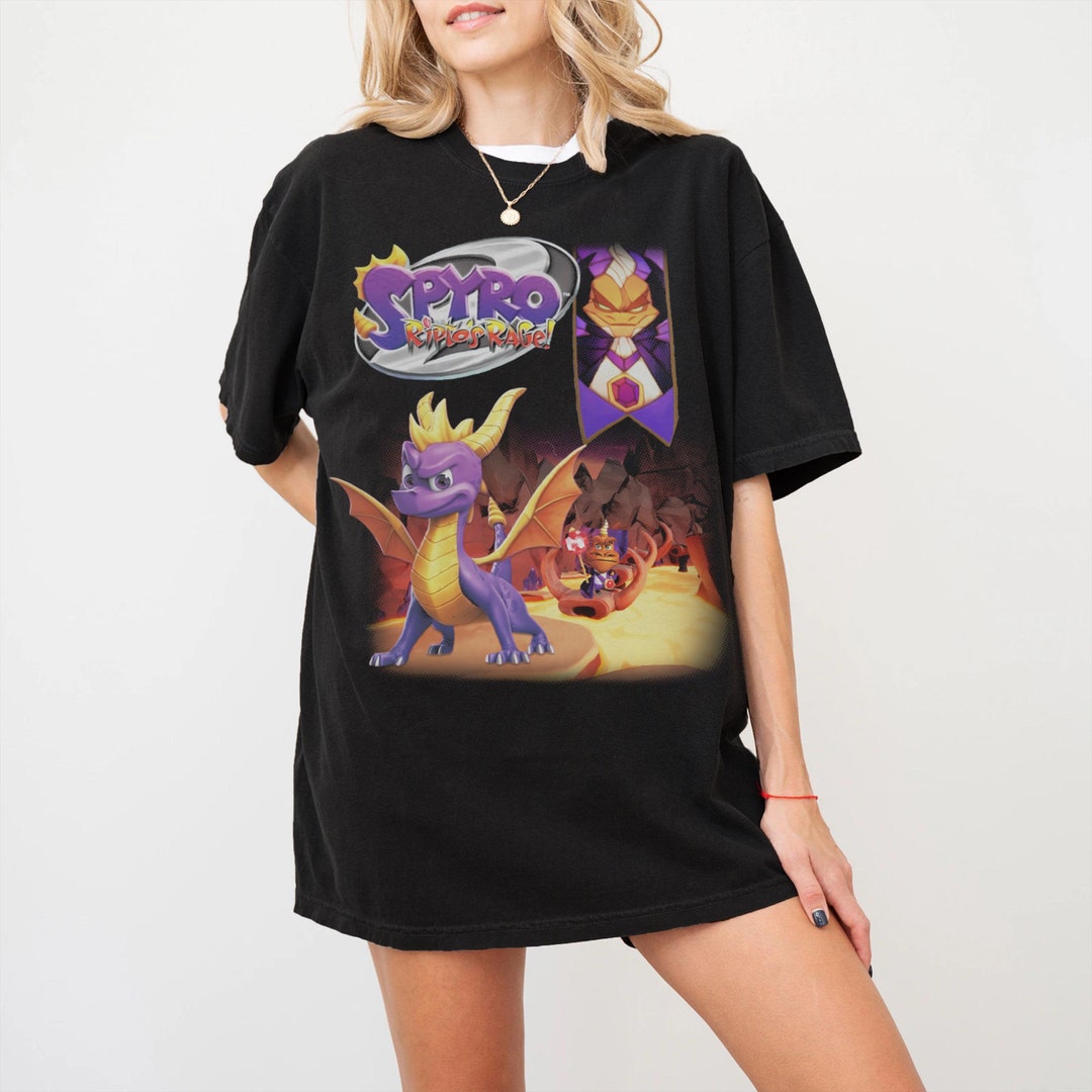 SPYRO 2 Ripto's Rage T-shirt Spyro the Dragon Tee Gateway Glimmer Year ...