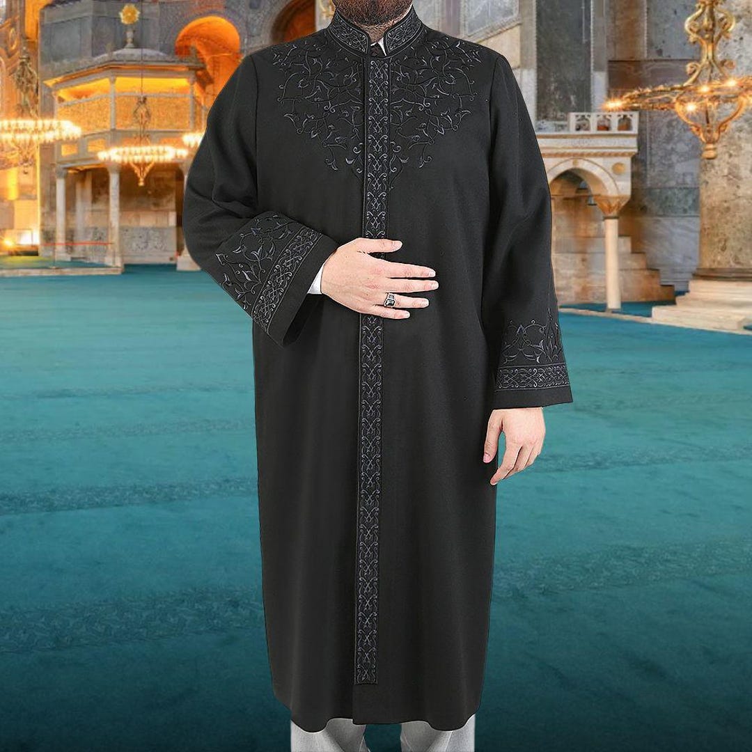 Lux Prayer Jubba for Muslim Men Prayer Robe Muslim Mens Clothing Thobe ...