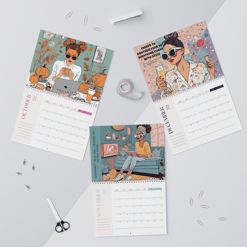 Real Life, Real Messy: A 2025 Calendar for the Perfectly Imperfect ...