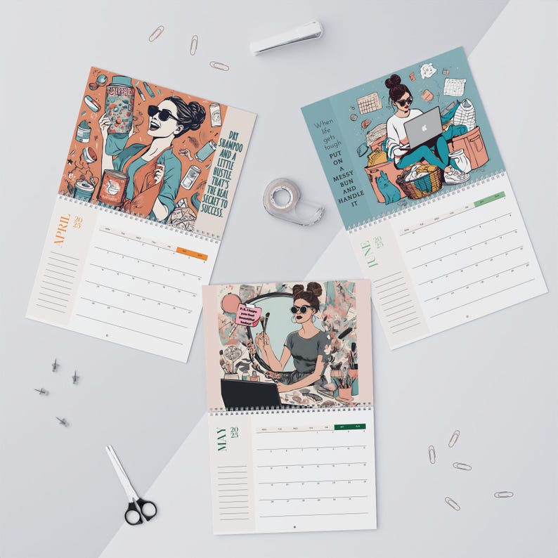 Real Life, Real Messy: A 2025 Calendar for the Perfectly Imperfect! - Etsy
