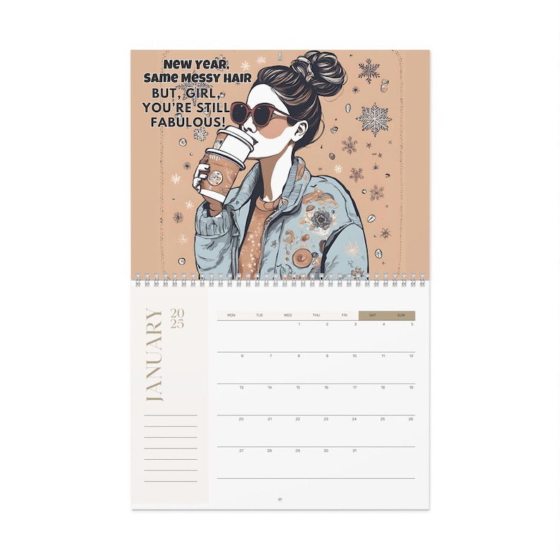 Real Life, Real Messy: A 2025 Calendar for the Perfectly Imperfect ...