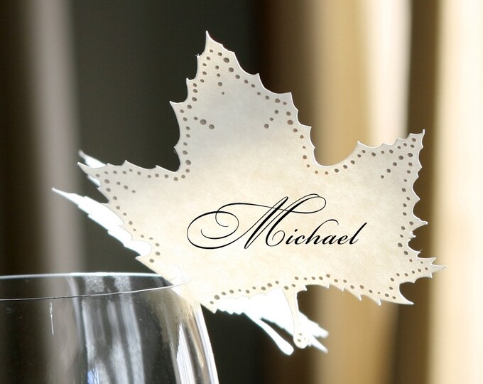 Autumn Leaves Mix Place Cards Reserved for Erin - Etsy