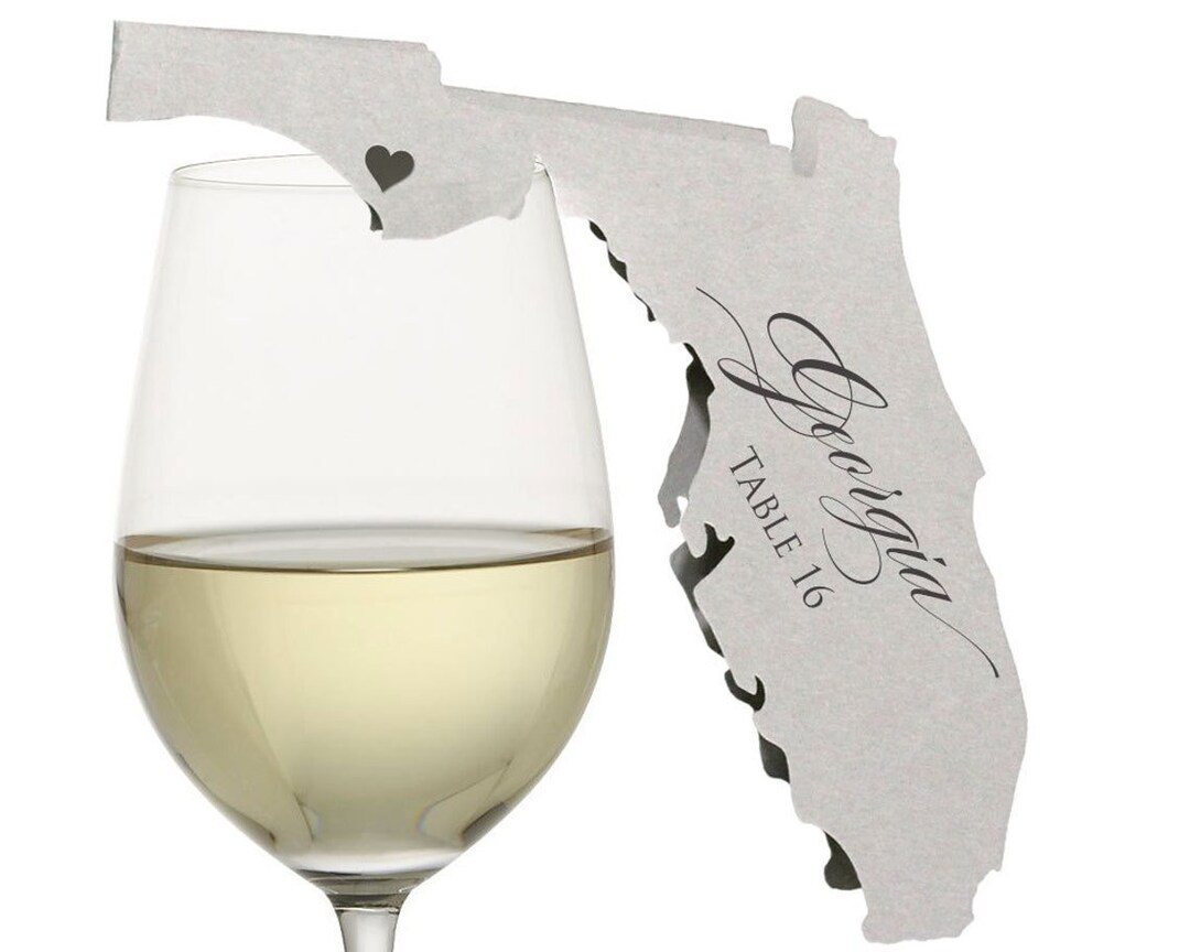 State Place Cards - Etsy