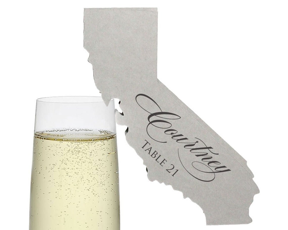 State Place Cards | Etsy