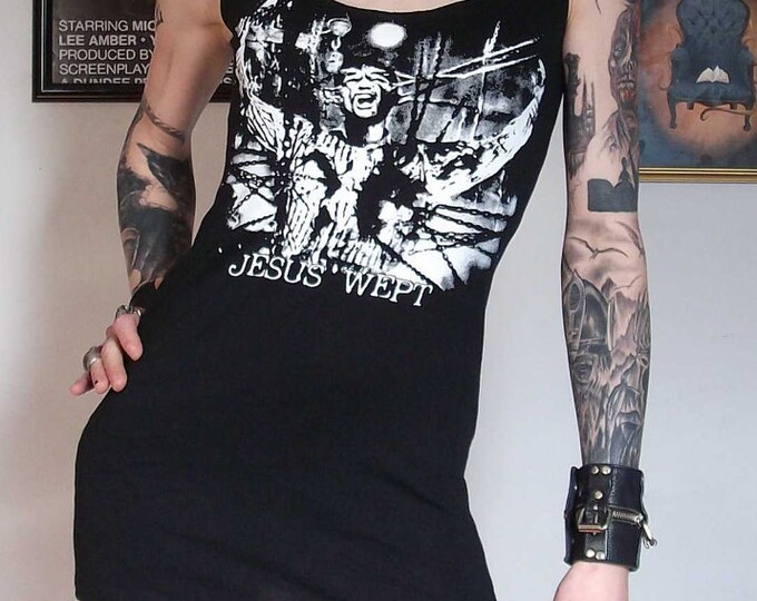 Hellraiser Girls Mini Dress Jesus Wept Tank Horror - Etsy