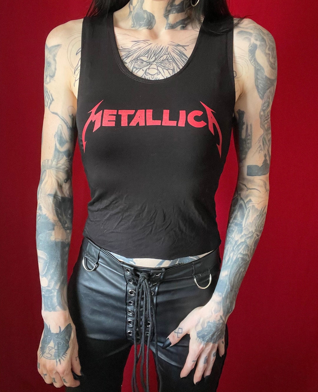 Hell Couture Battery Tank Top - Etsy