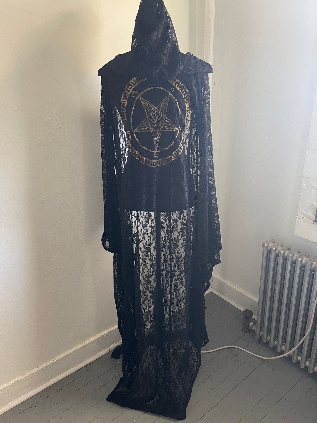Hell Couture Haunted Pentagram Robe - Etsy