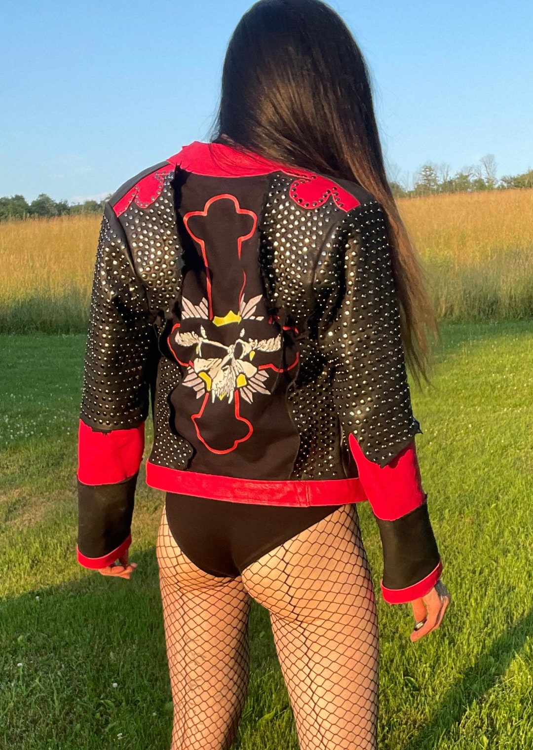 Hell Couture Dirty Black Summer Jacket - Etsy