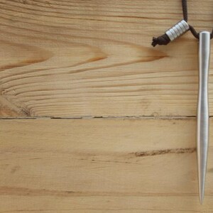 Marlin Spike Punch Pick With Leather Sheath Durable Pocket Stainless ...