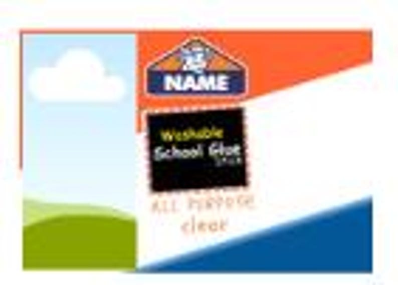 Glue Stick Template Downloadable and Editable - Etsy