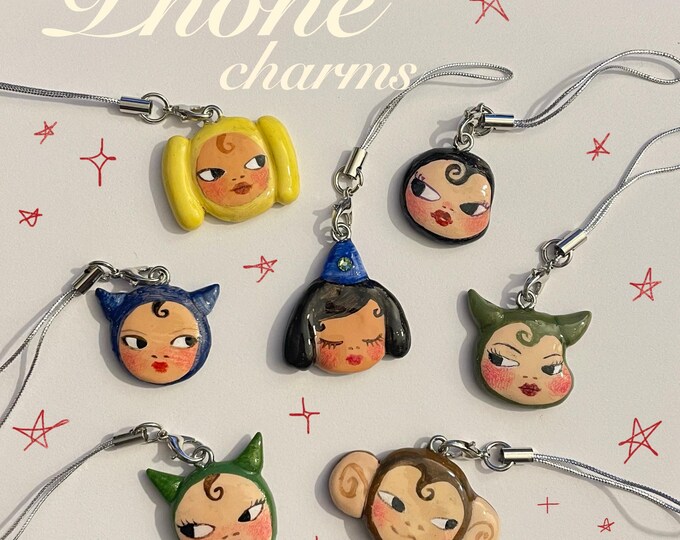 Handmade Phone Charms - Etsy