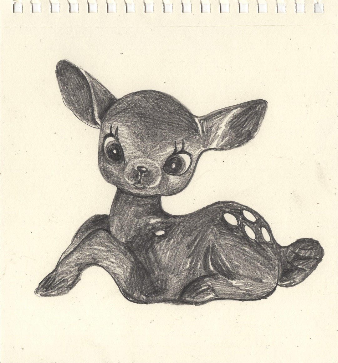 Original Graphite Drawing ~ ‘deer’ - Etsy