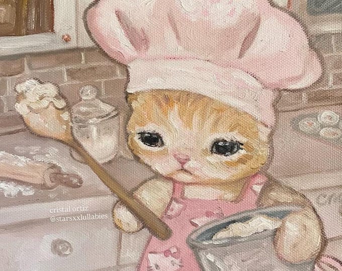The Baker ~ Original Painting - Etsy