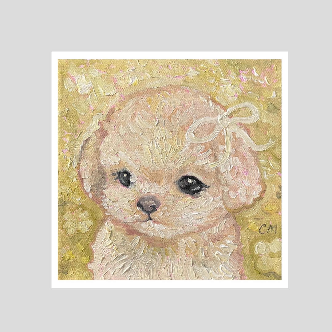 Maltipoo ~ Art Print, Cute Print - Etsy