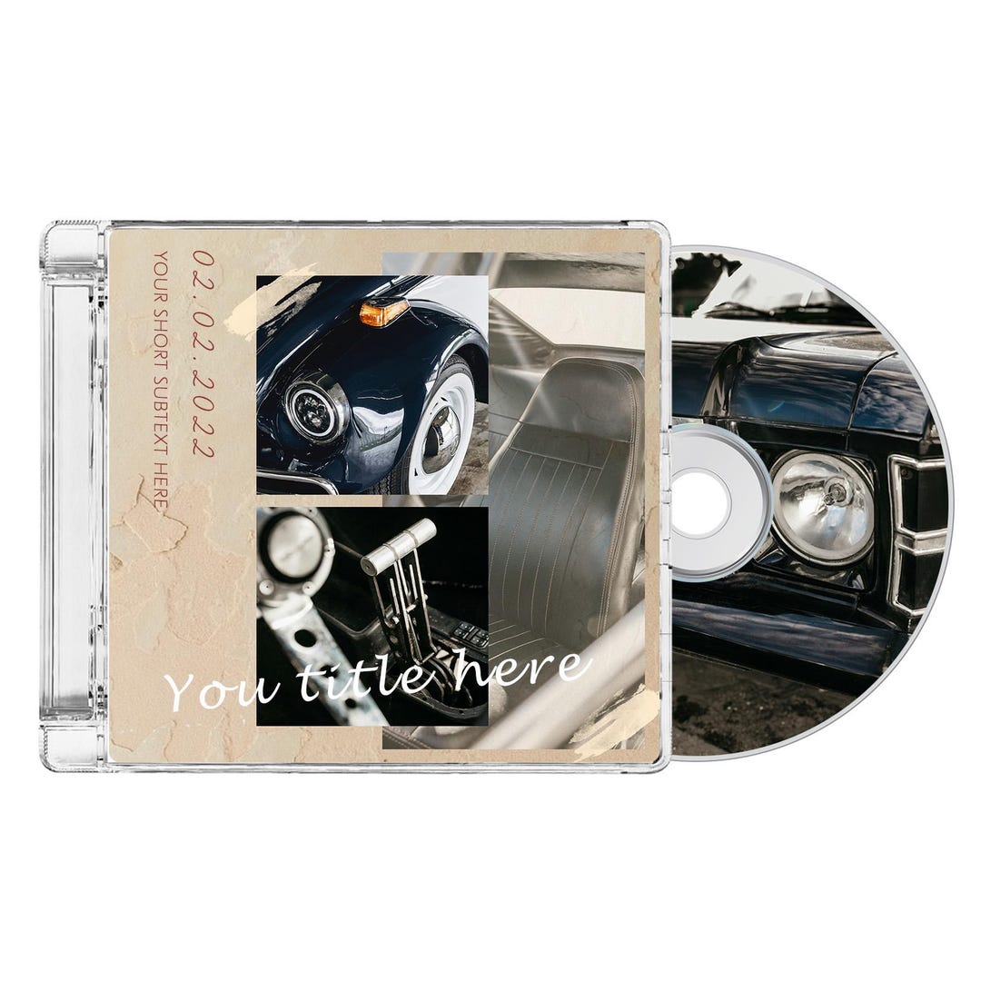 Custom CD Case Fully Custom Songs With Your Photos and 80mins of Music ...