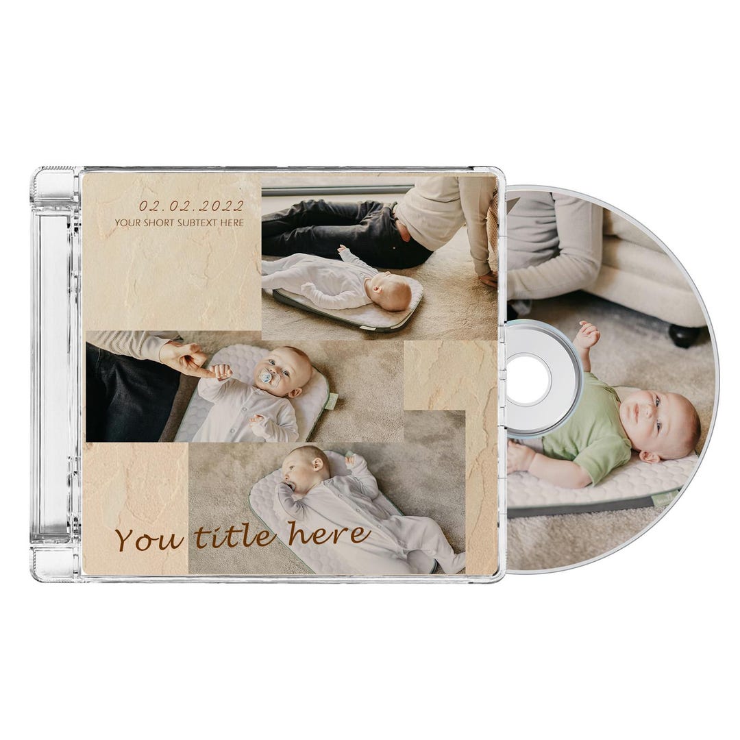 Custom CD Case Fully Custom Songs With Your Photos and 80mins of Music ...