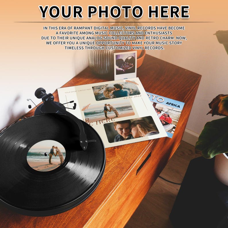 12 Vinyl Record Fully Custom Songs Black Record Personalized 40 Minute ...