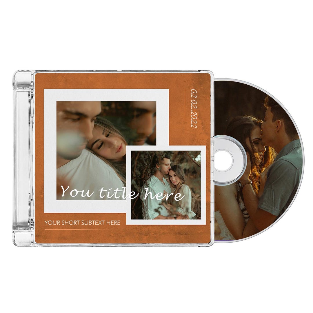 Custom CD Case Fully Custom Songs With Your Photos and 80mins of Music ...