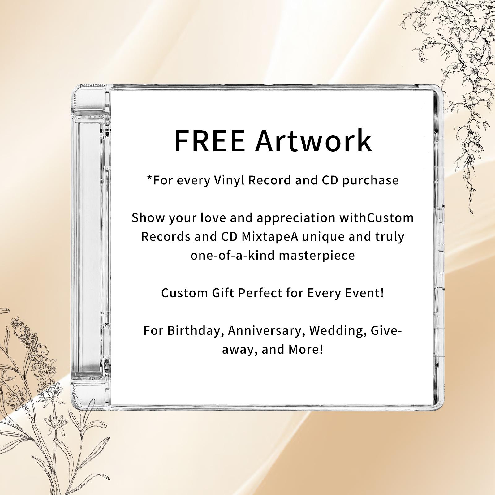 Custom CD Case Fully Custom Songs With Your Photos and 80mins of Music ...