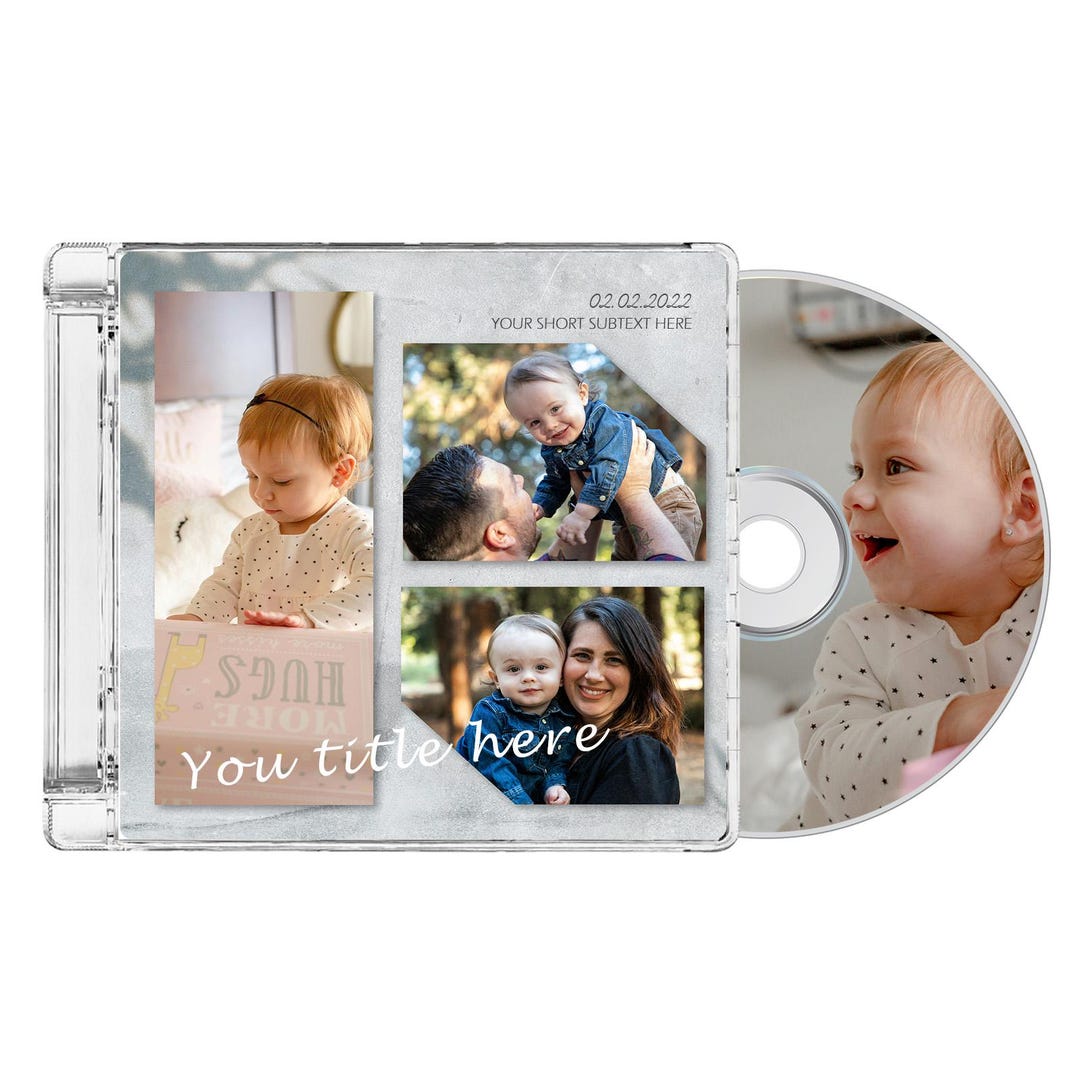 Custom CD Case Fully Custom Songs With Your Photos and 80mins of Music ...