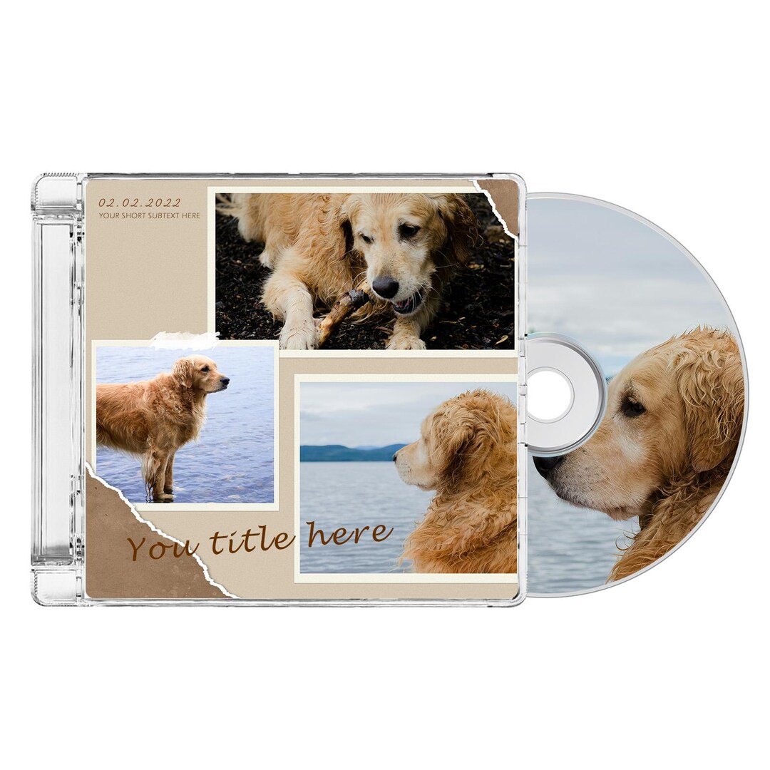 Custom CD Case Fully Custom Songs With Your Photos and 80mins of Music ...