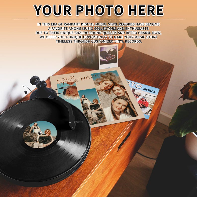 12 Vinyl Record Fully Custom Songs Black Record Personalized 40 Minute ...