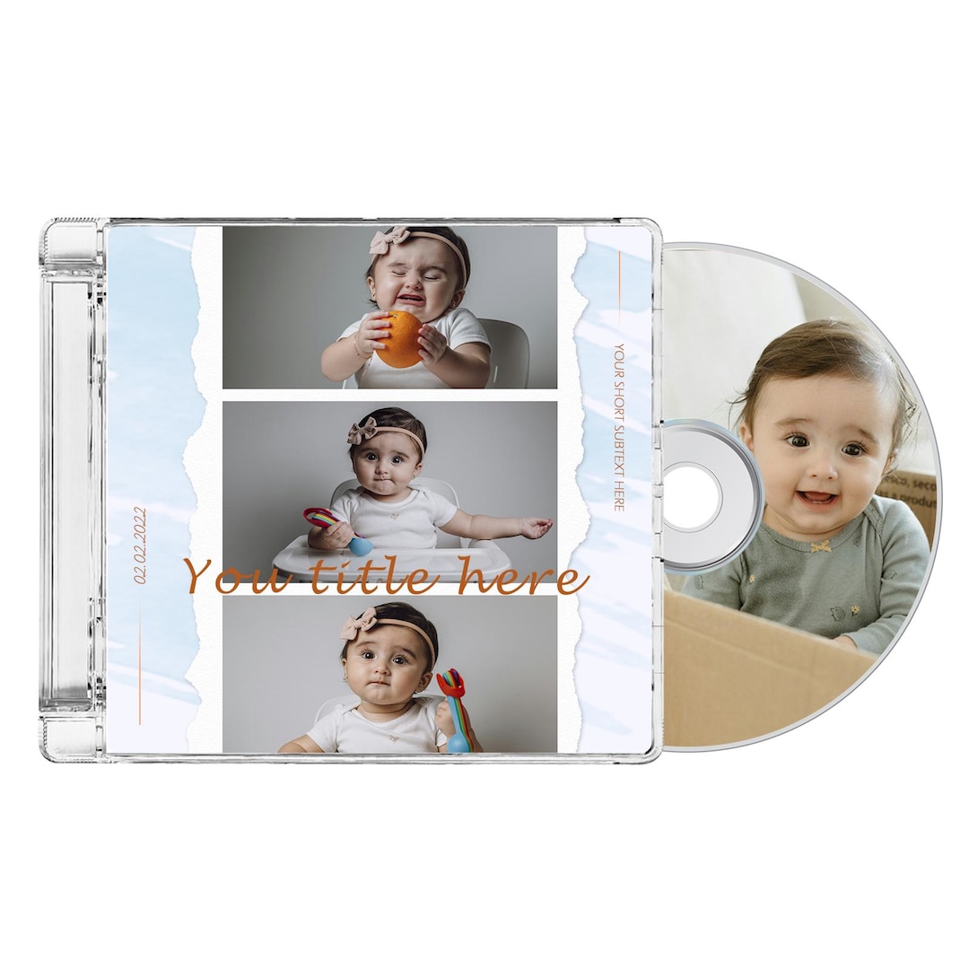 Custom CD Case Fully Custom Songs With Your Photos and 80mins of Music ...