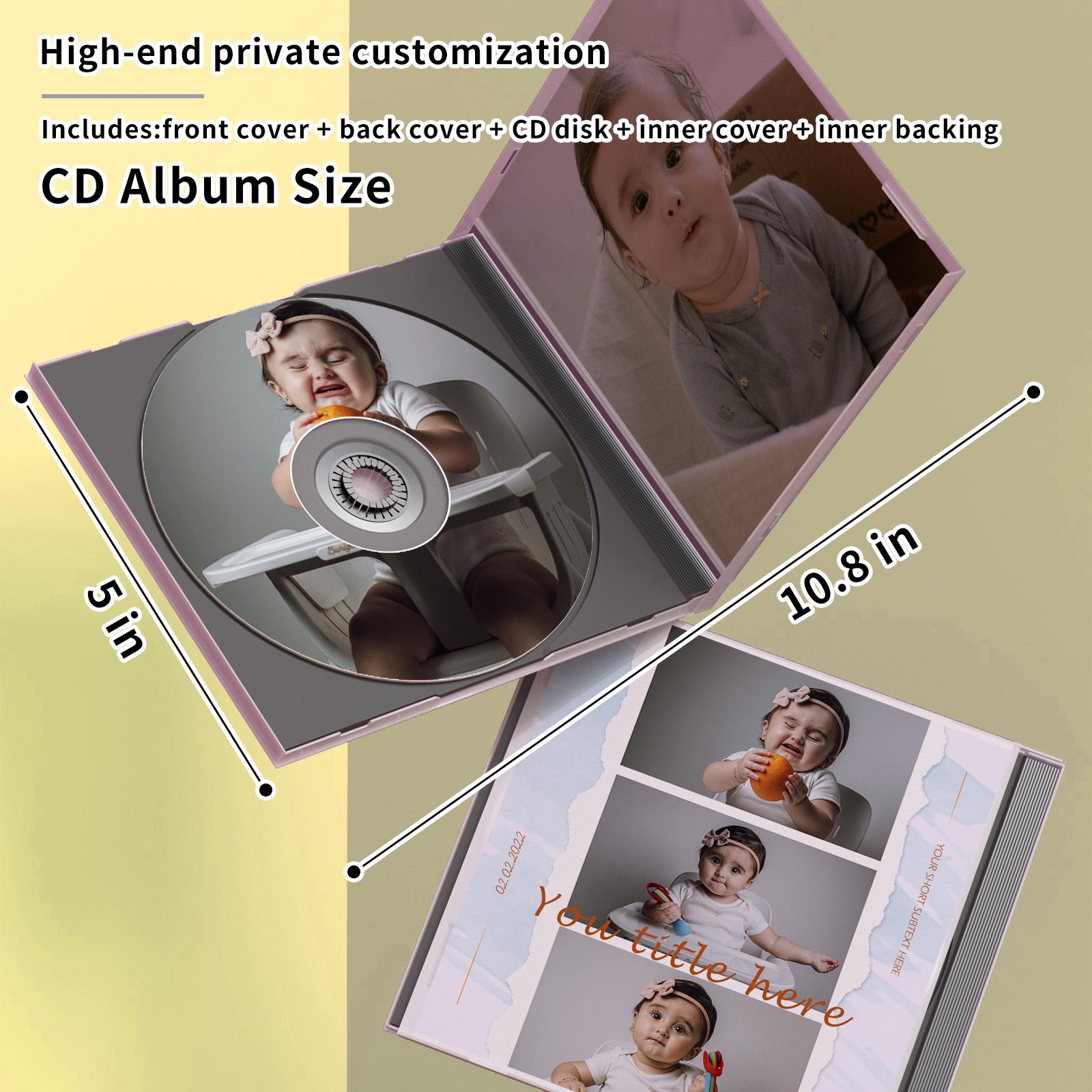 Custom CD Case Fully Custom Songs With Your Photos and 80mins of Music ...