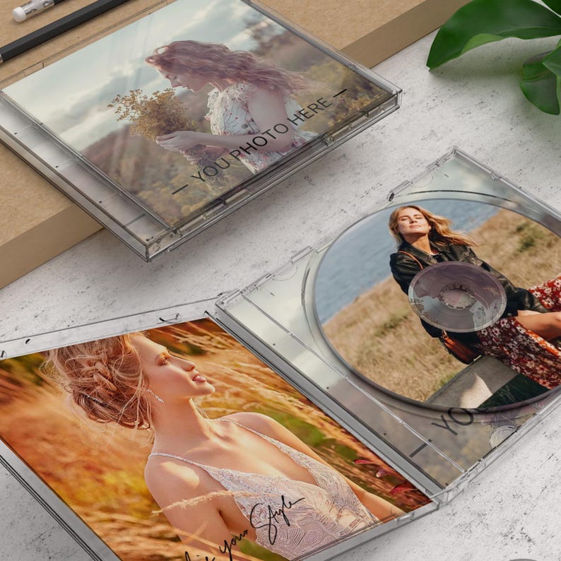 Custom CD Case Fully Custom Songs With Your Photos and 80mins of Music ...