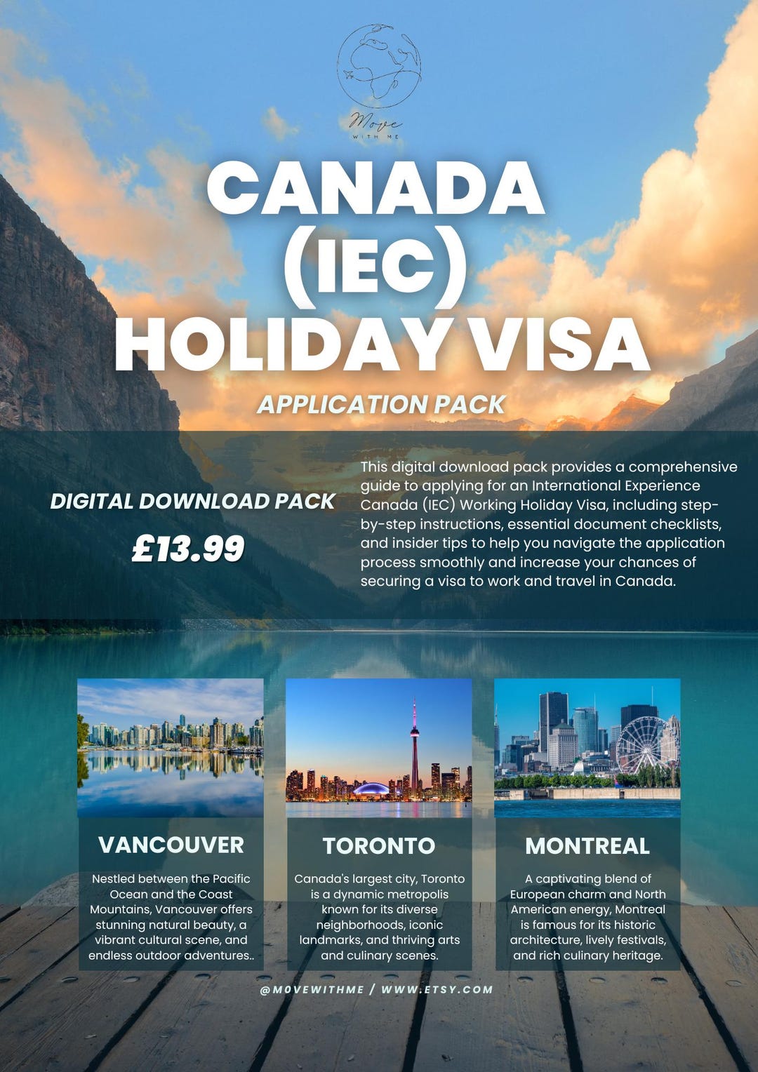 Canada IEC Visa Application Guide - Etsy