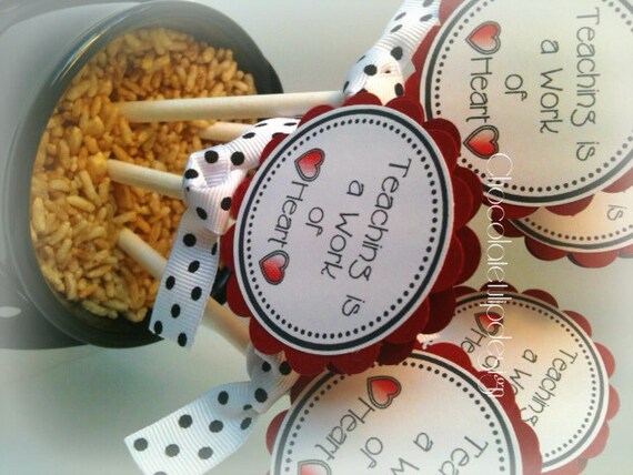 Items Similar To Teacher Appreciation Cupcake Toppers By