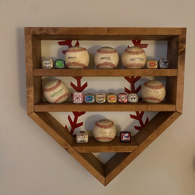 Baseball Ring Display - Etsy