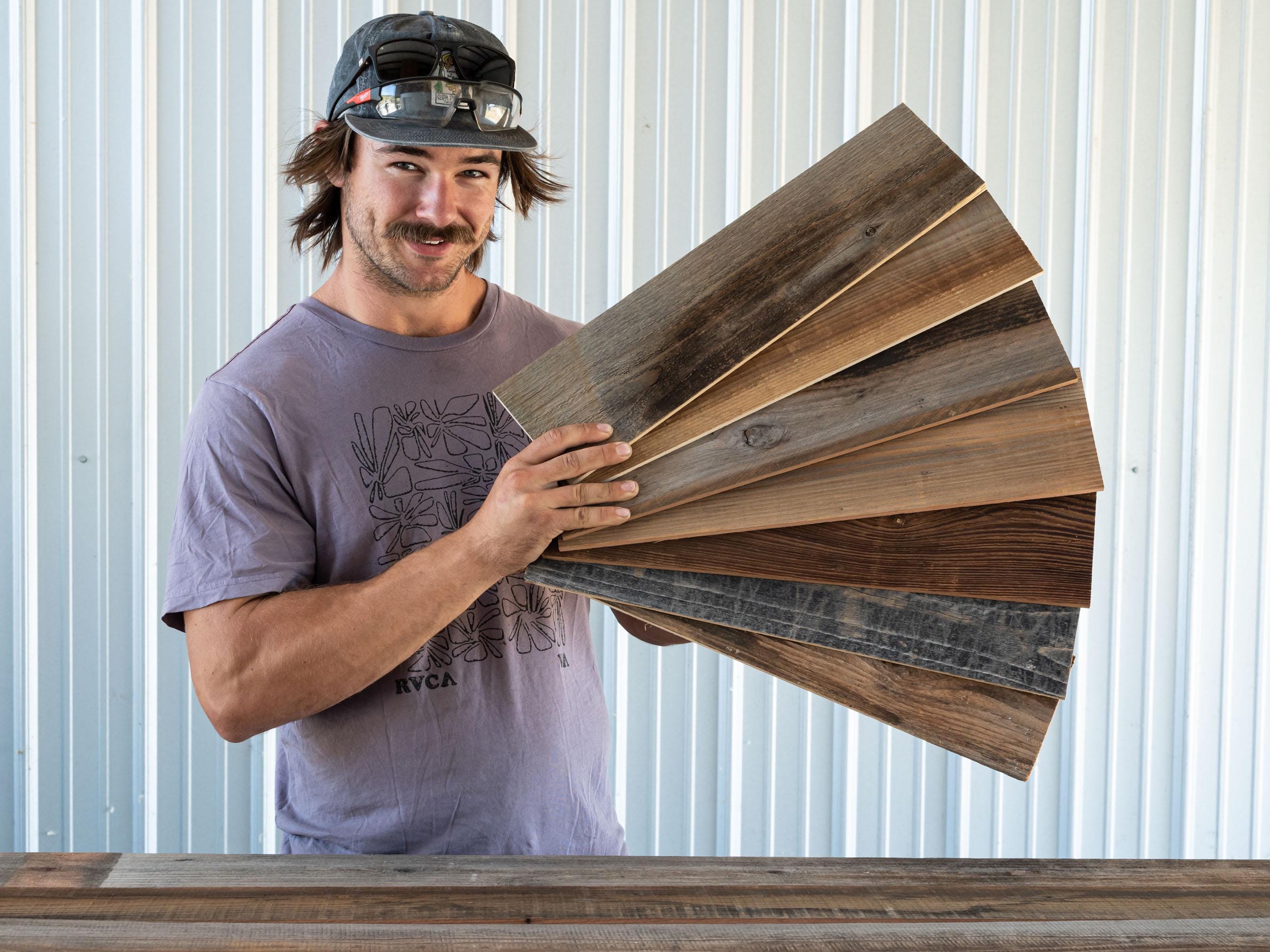 Wood Restaurant Decor, Reclaimed Planks for Craft Brewery Bar Saloon ...