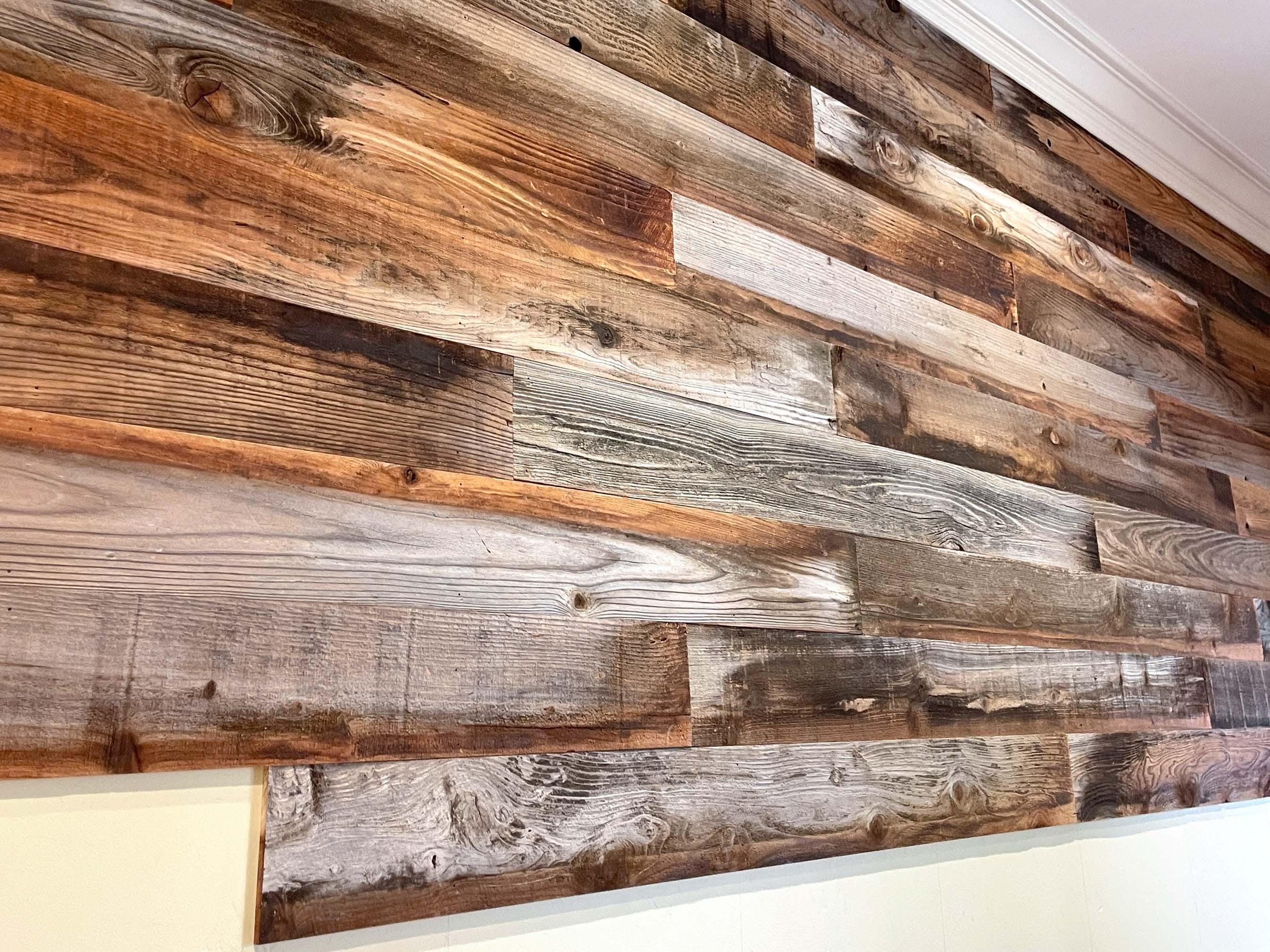 Wood Restaurant Decor, Reclaimed Planks for Craft Brewery Bar Saloon ...
