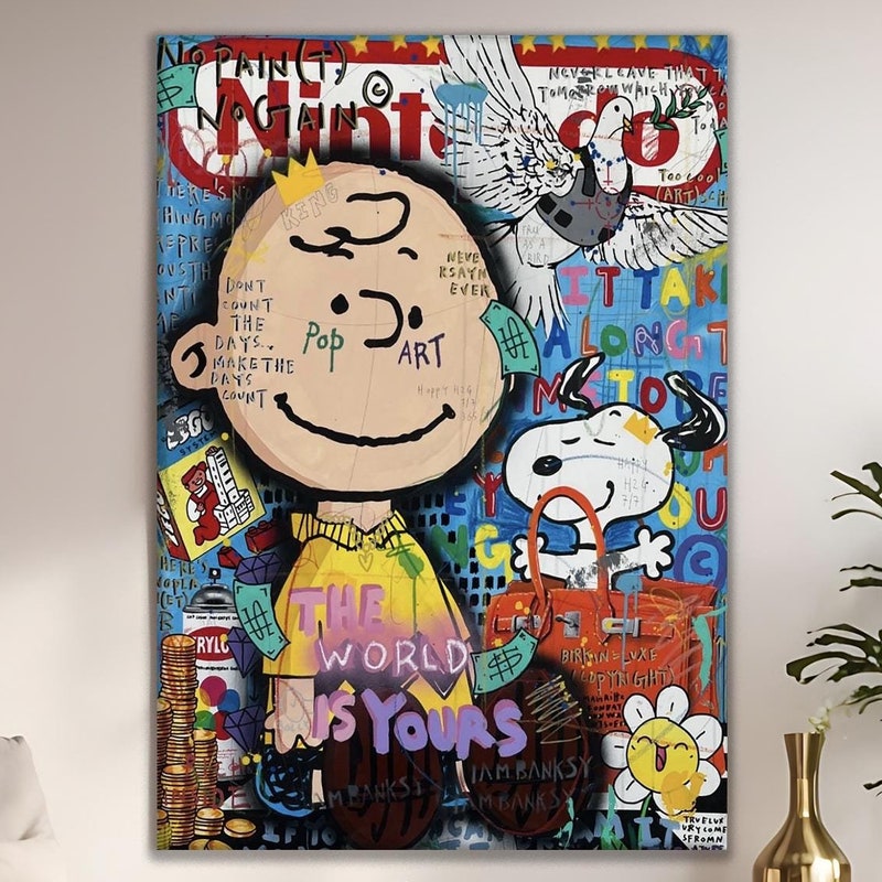 Charlie Brown Art - Etsy