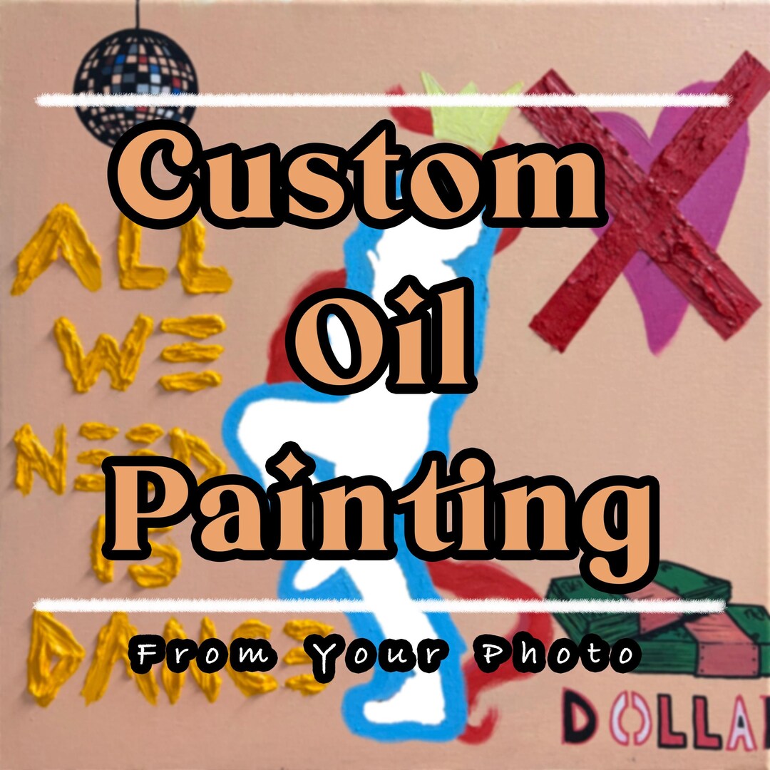 Personalized Pop Art Realism Oil Painting- Hand Painted Wall Art | Pop ...
