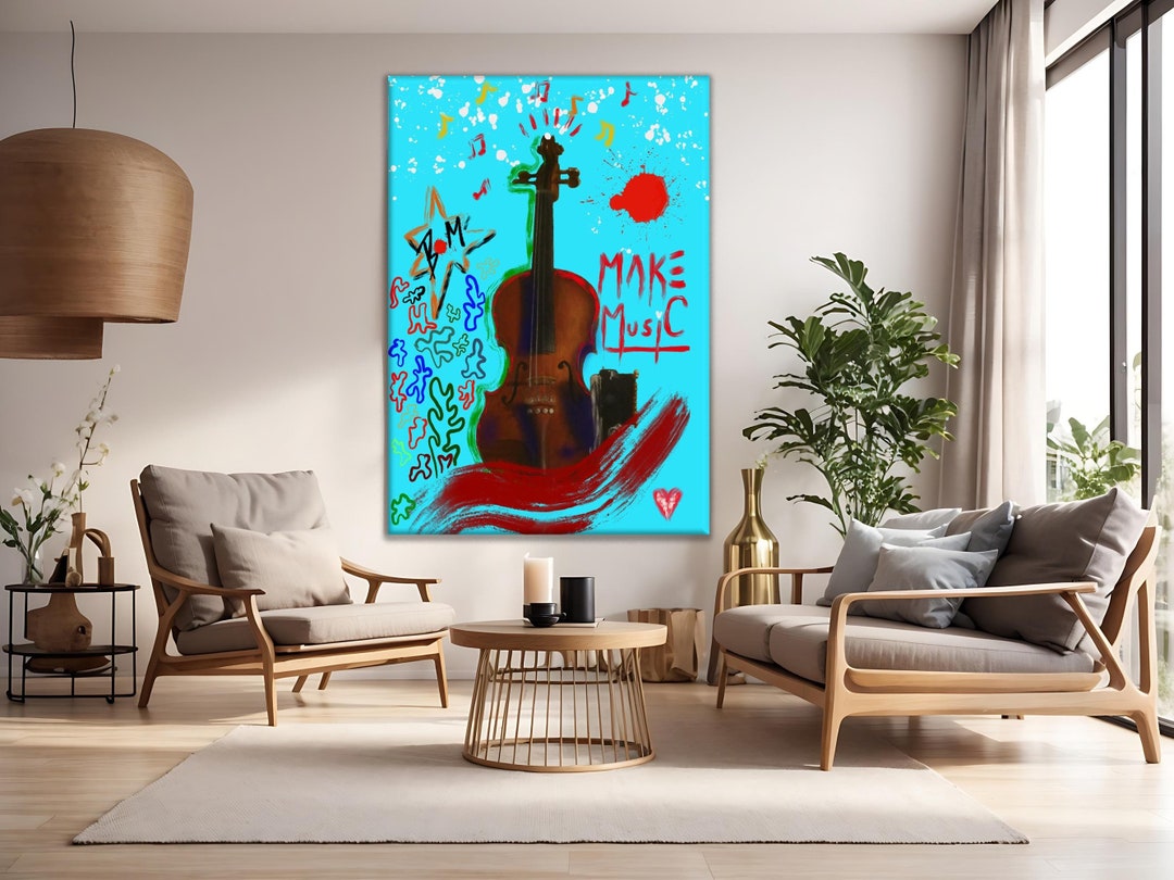 Classical Music Art, Modern Art, Abstract Artwork, Original Hand Made ...