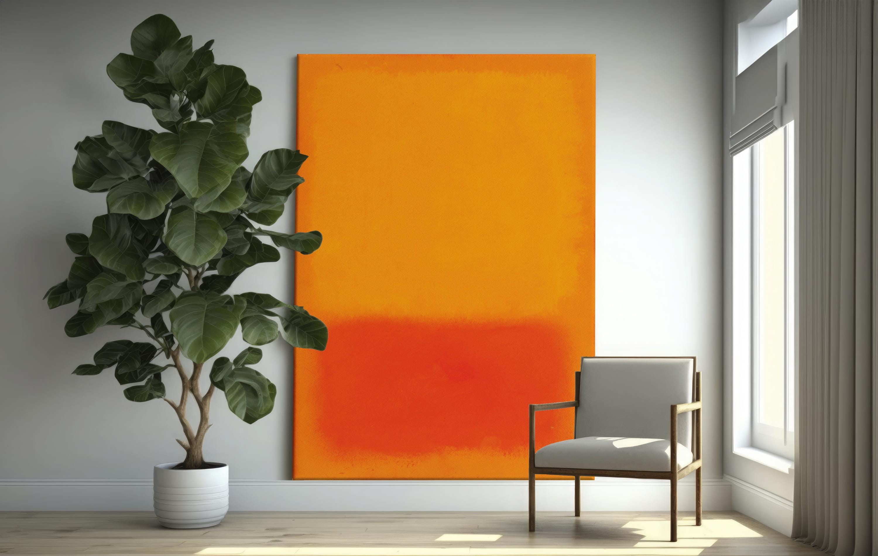 Mark Rothko - Untitled Orange 1968 II Oil Painting, Abstract ...