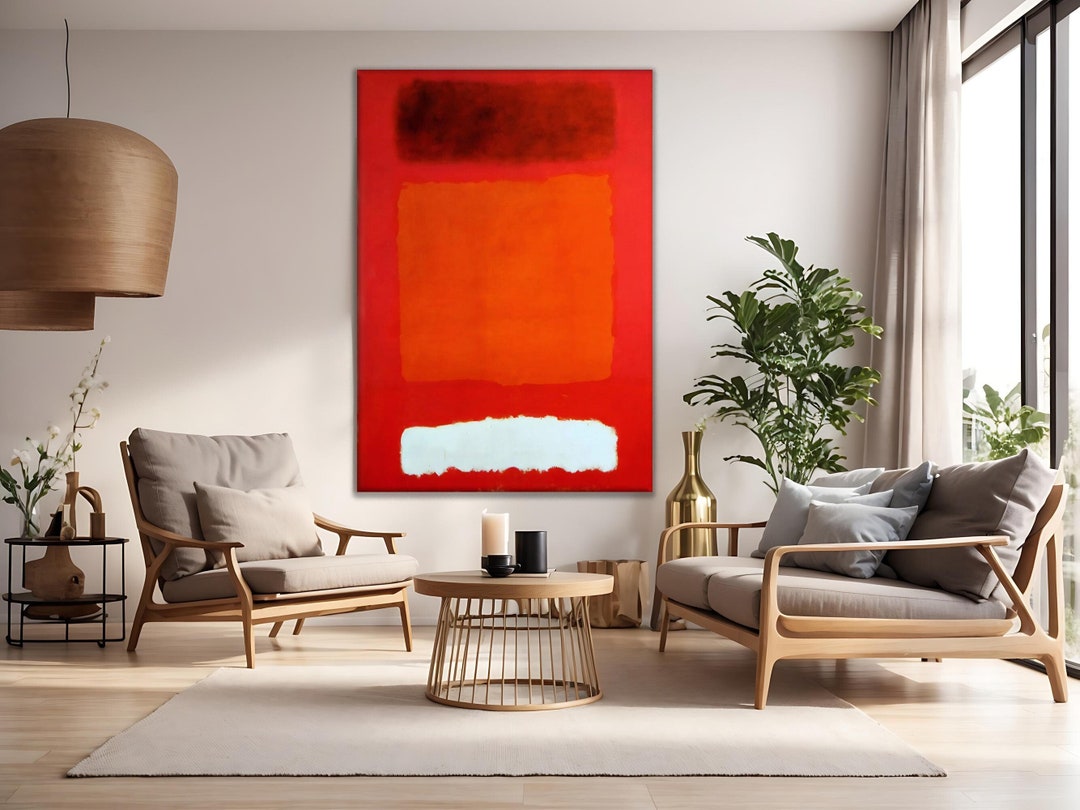 Mark Rothko - Red, White and Brown 1957 Oil Painting, Abstract ...