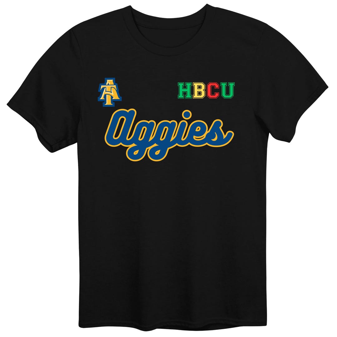 North Carolina A&T Aggies Shirt HBCU Drip Gear NCAT Aggies GHOE Big ...