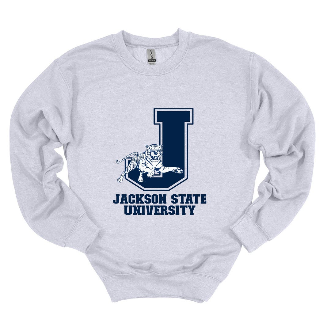 Jackson State University Tigers Crewneck HBCU Drip Gear JSU Tigers - Etsy