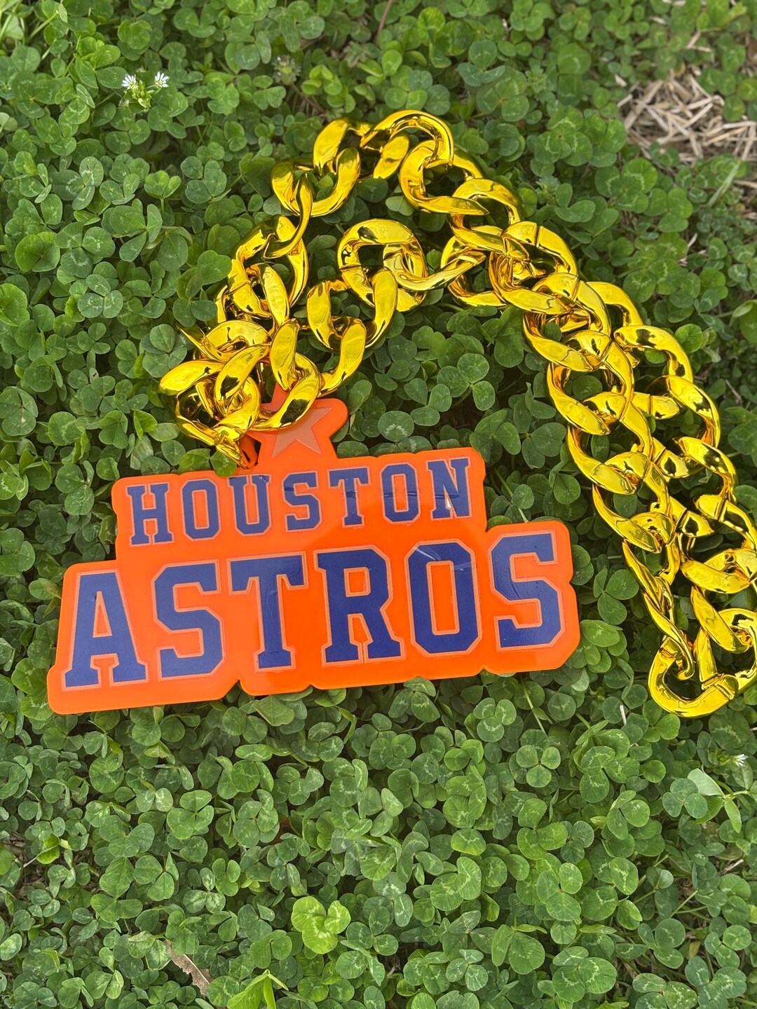 Houston Astros Oversized Team Chain Game Day Mega Fan Turnover Chain - Etsy