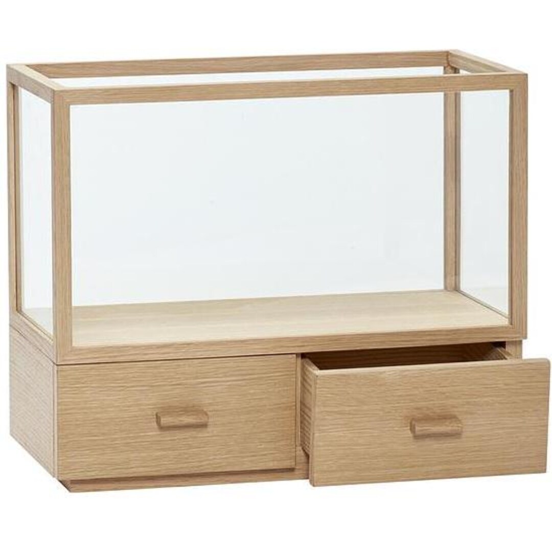 Display Unit Made of Oak Wood With Drawers H:47 Cm - Etsy